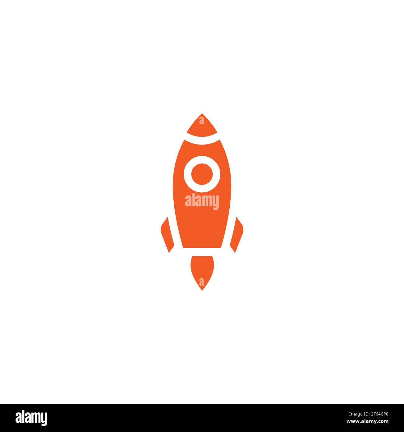Rocket icon black vector rocketship Stock Vector Images - Alamy