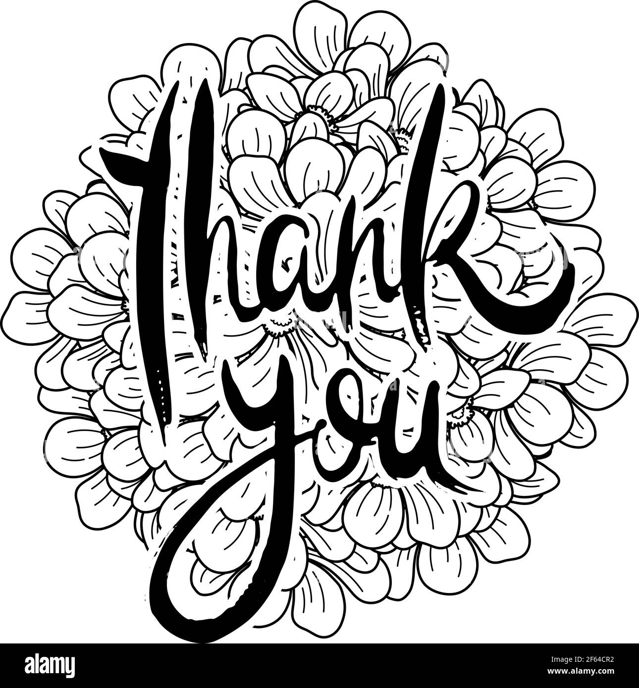 Vintage Thank You Typography