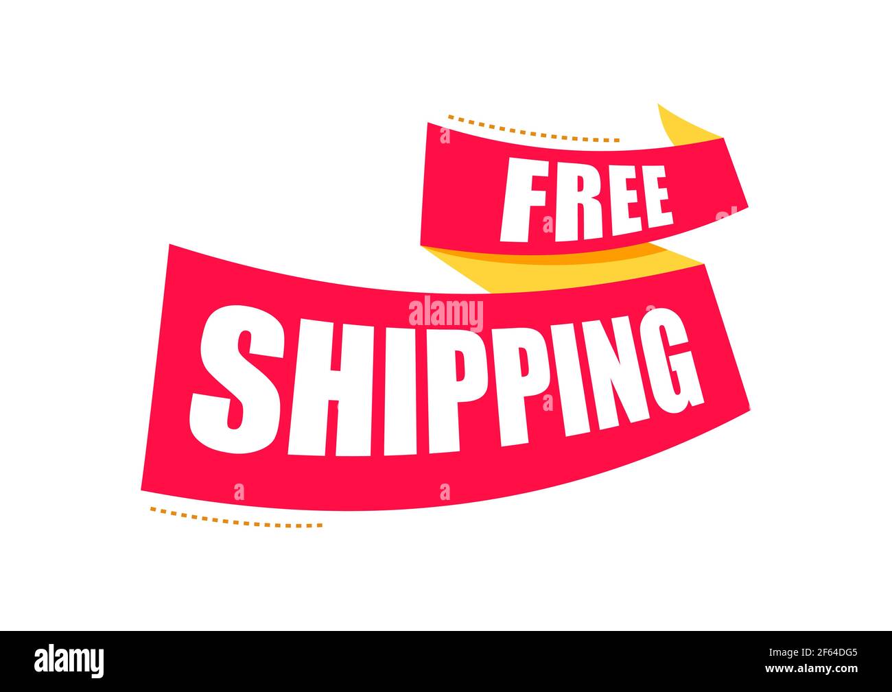 free shipping. Red Speech bubble announcement. Promotion Label. Vector ...