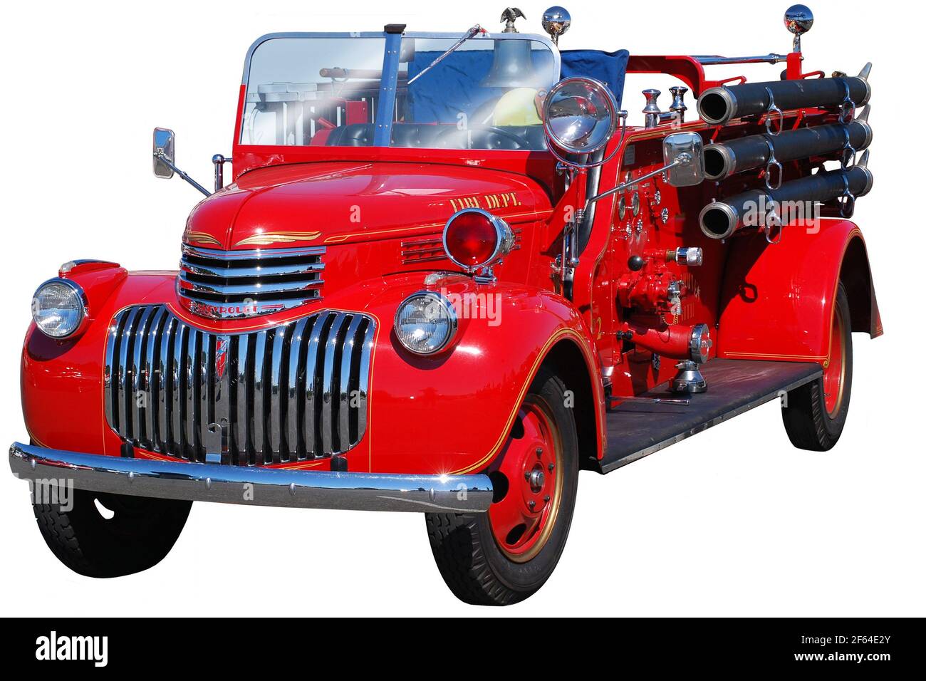 Fire engine Cut Out Stock Images & Pictures - Alamy