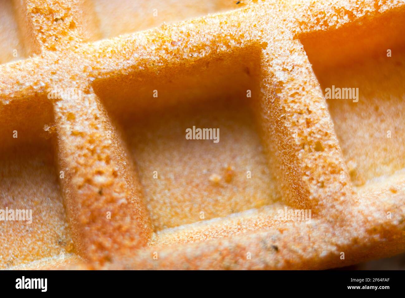 Viennese waffles close-up. Large cage and baking texture - culinary ...