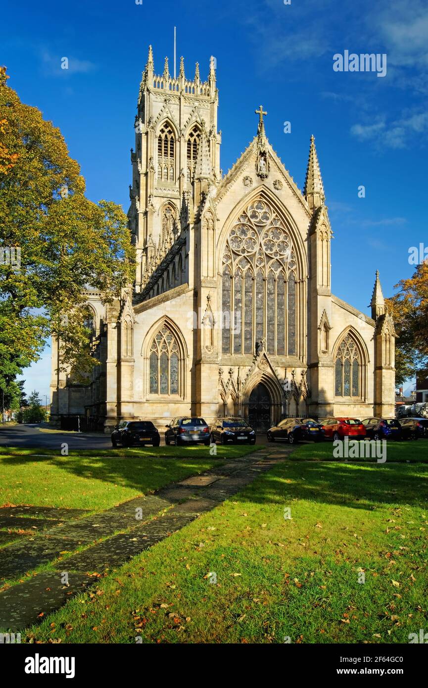 UK,South Yorkshire,Doncaster,St George's Church Stock Photo - Alamy