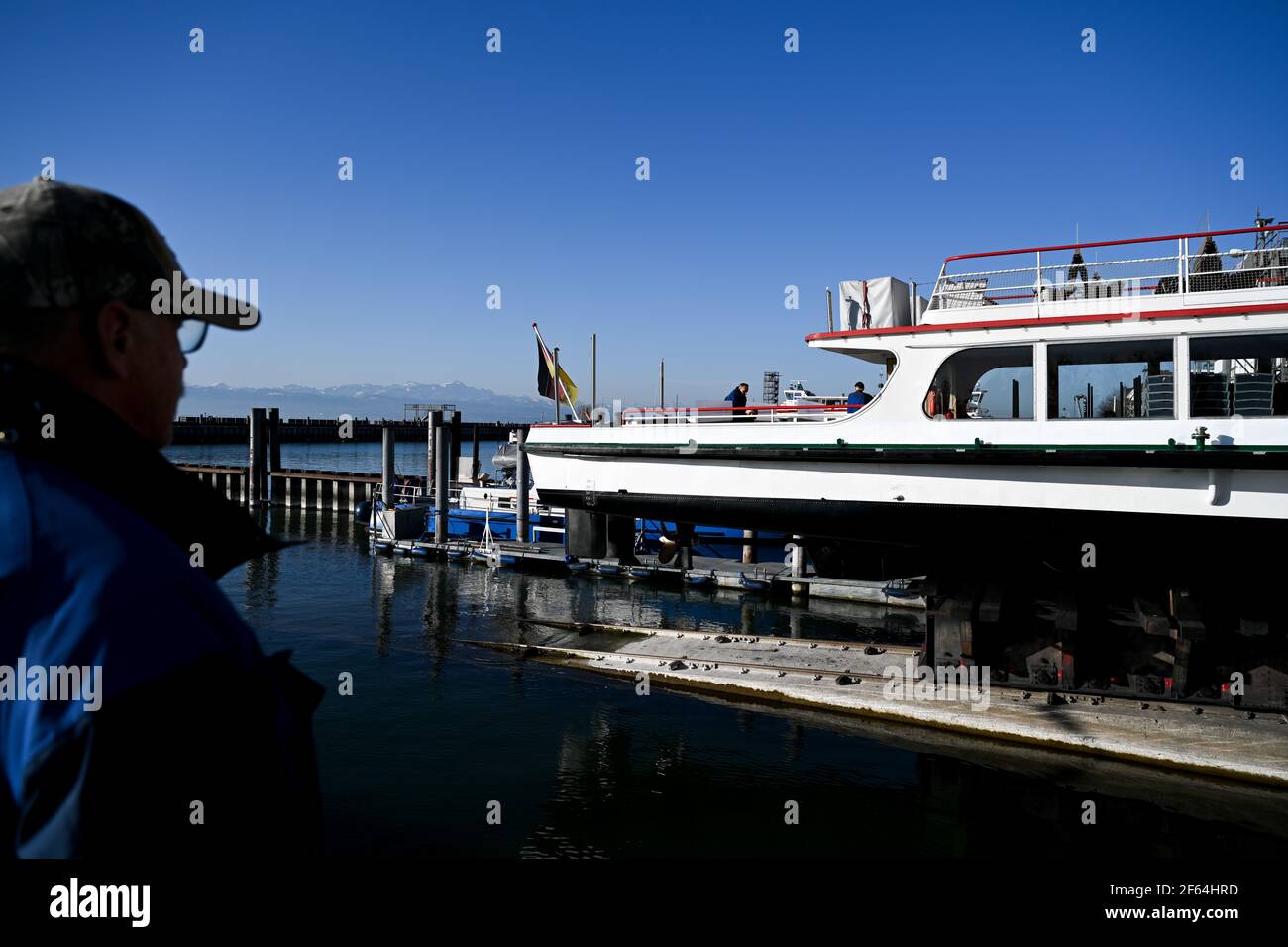 Friedrichshafen, Germany. 30th Mar, 2021. The passenger ship MS ...