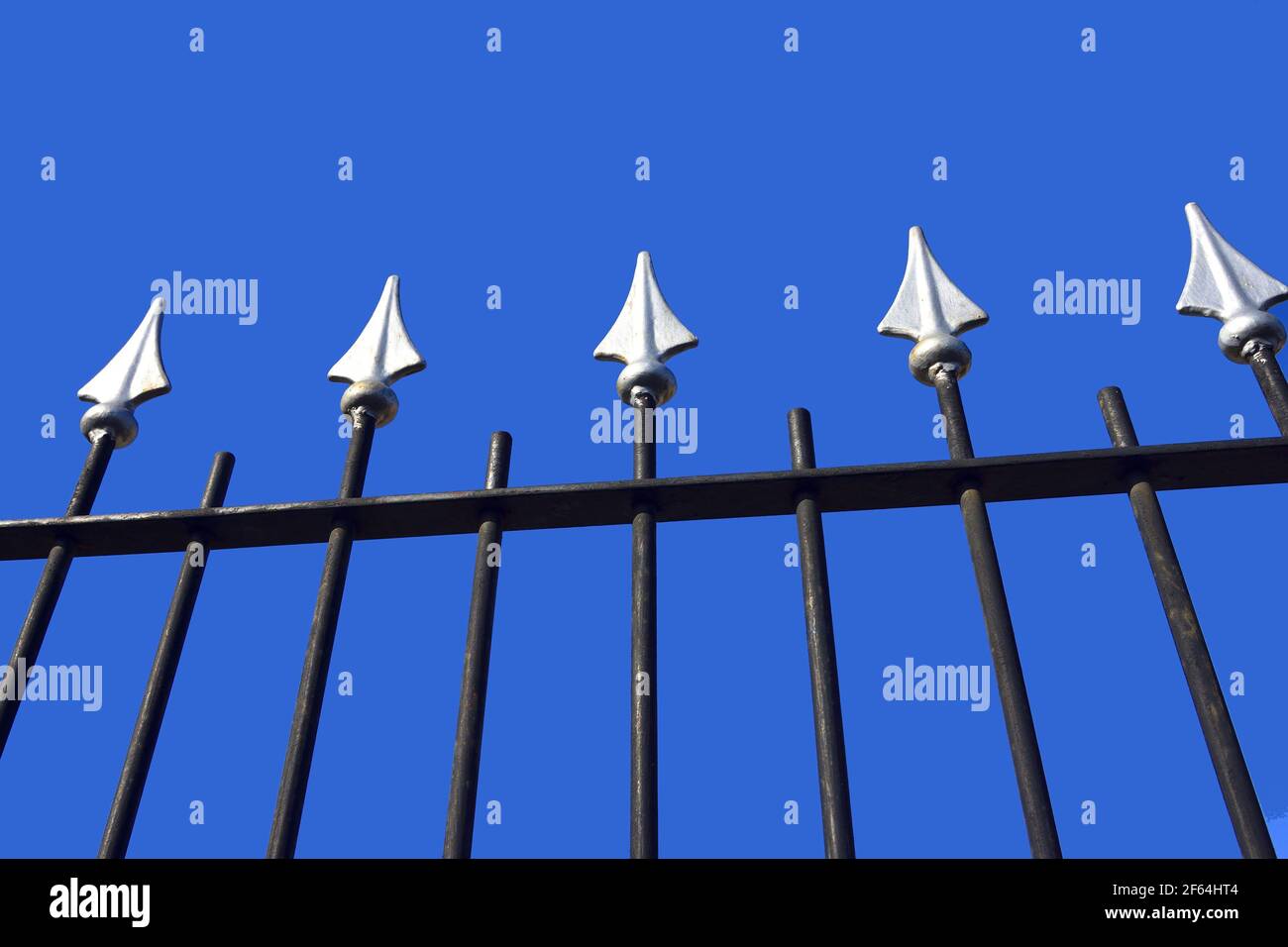 Blue topped railings hi-res stock photography and images - Alamy
