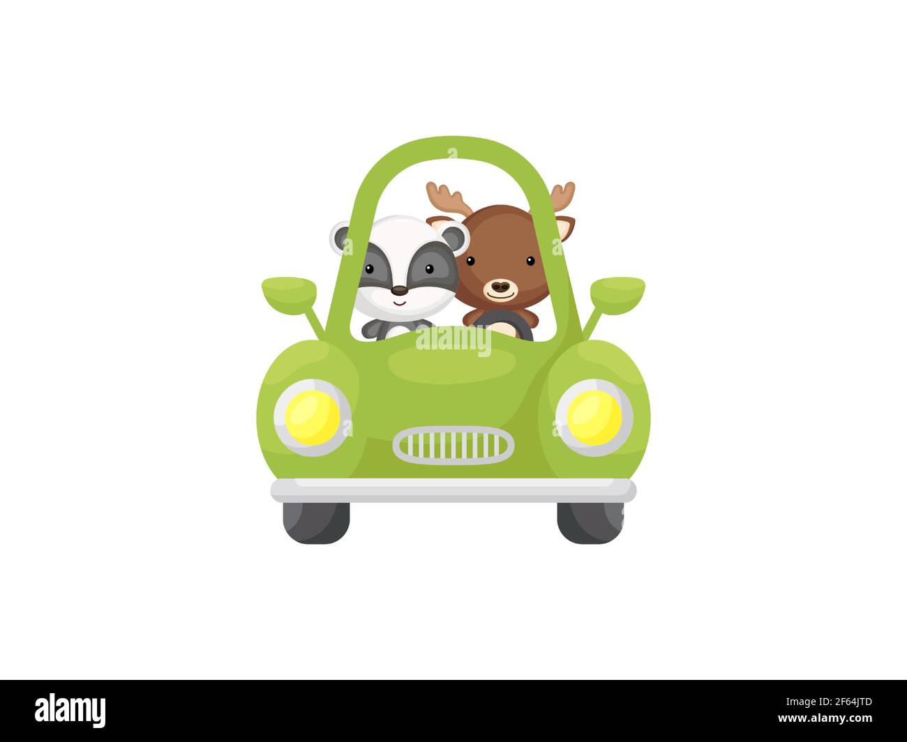 Moose and car Cut Out Stock Images & Pictures - Alamy