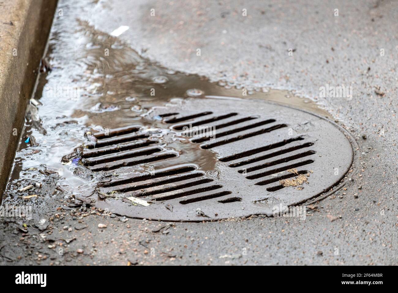 Pavement inspection cover hi-res stock photography and images - Alamy