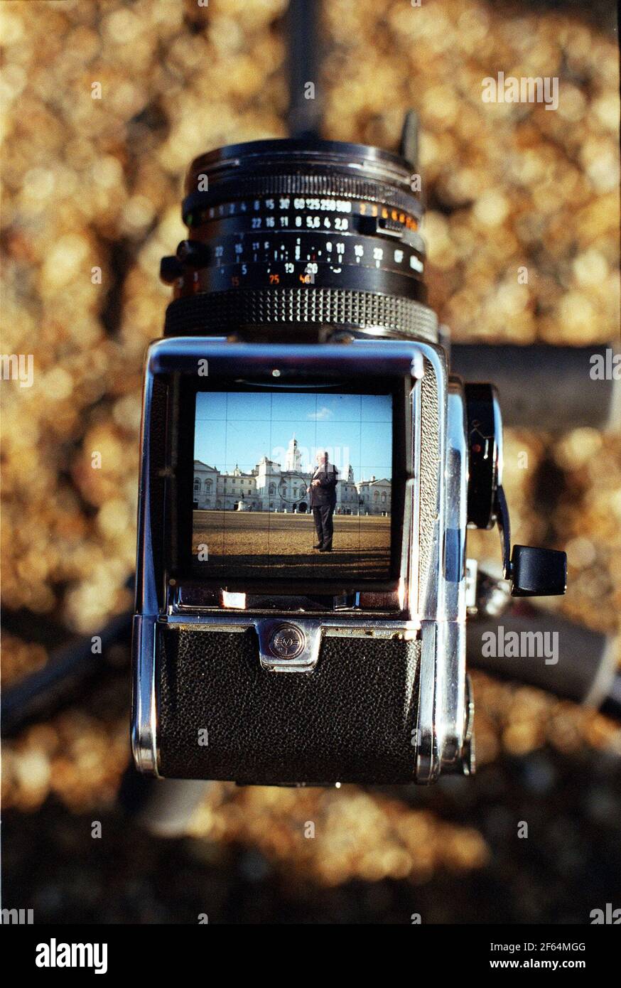 Peter Kilfoyle MP viewed through camera Stock Photo - Alamy