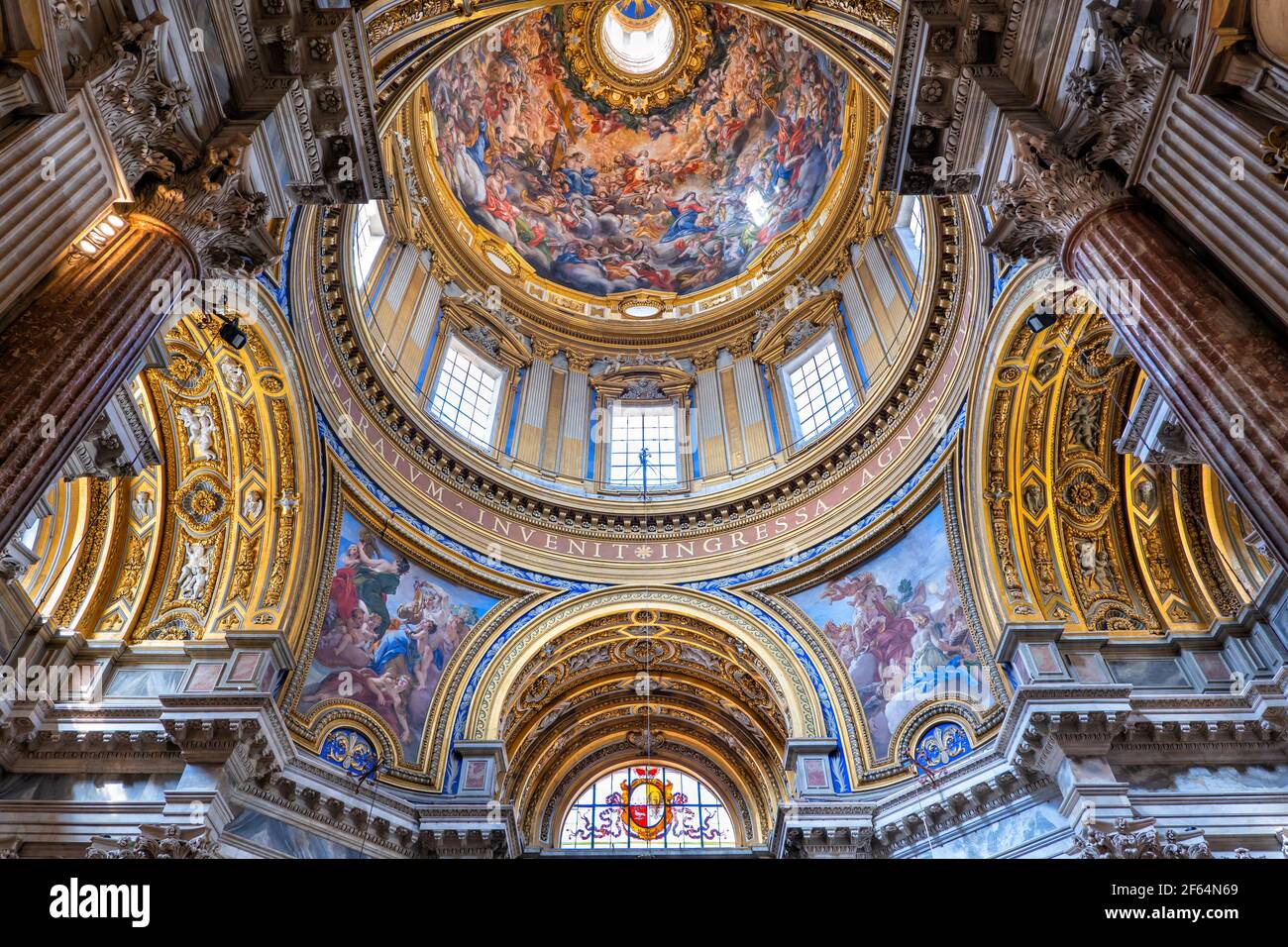 Baroque church interior hi-res stock photography and images - Alamy