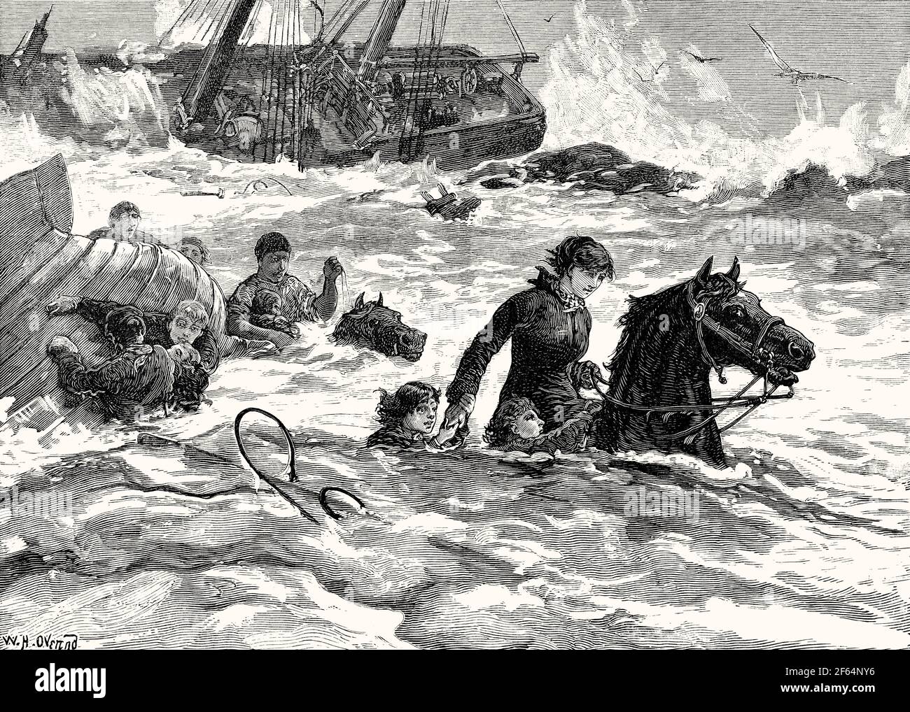 Drowned girl victorian hi-res stock photography and images - Alamy