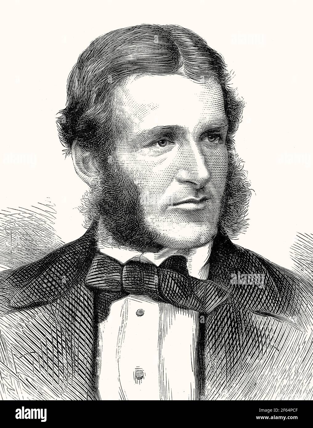 Commodore James Graham Goodenough, 1830 – 1875, an officer in the Royal ...