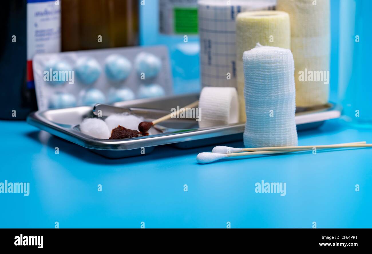 Medical sterile swab stick hi-res stock photography and images - Alamy