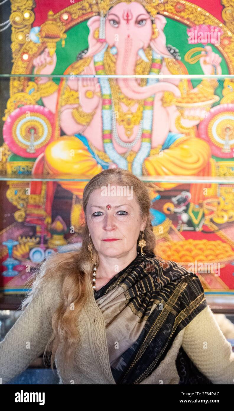 Hamburg, Germany. 30th Mar, 2021. Kathrin Gutmann, operator of the ...