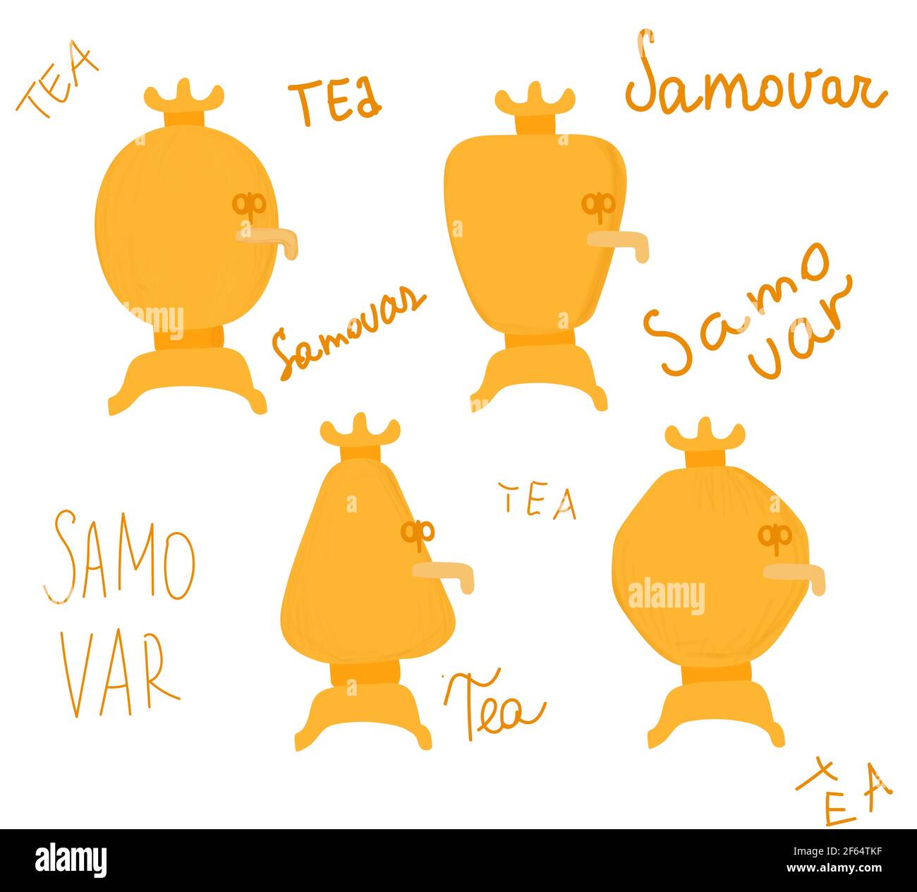 Samovar vector vectors hi-res stock photography and images - Alamy