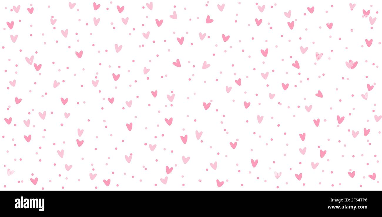Horizontal hearts pattern hi-res stock photography and images - Alamy
