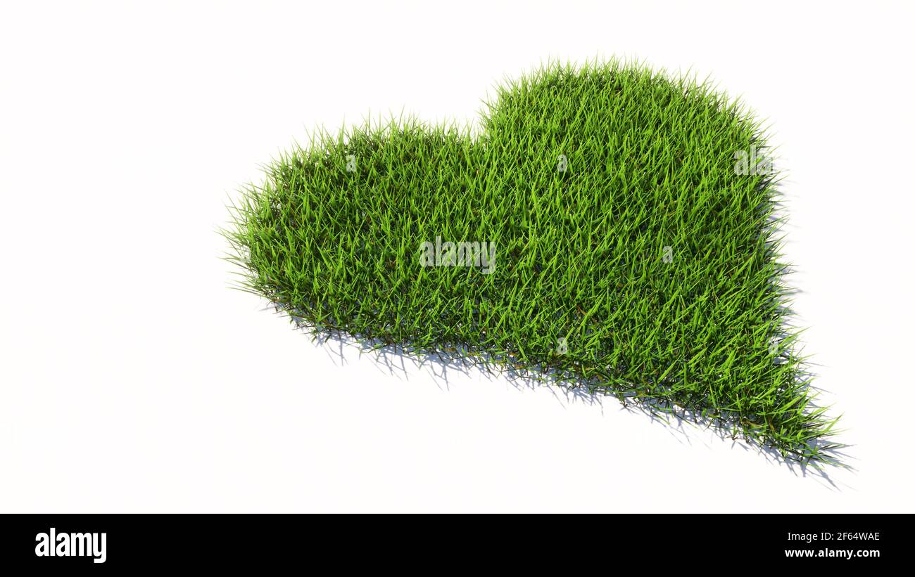 Concept or conceptual green summer lawn grass symbol shape isolated ...