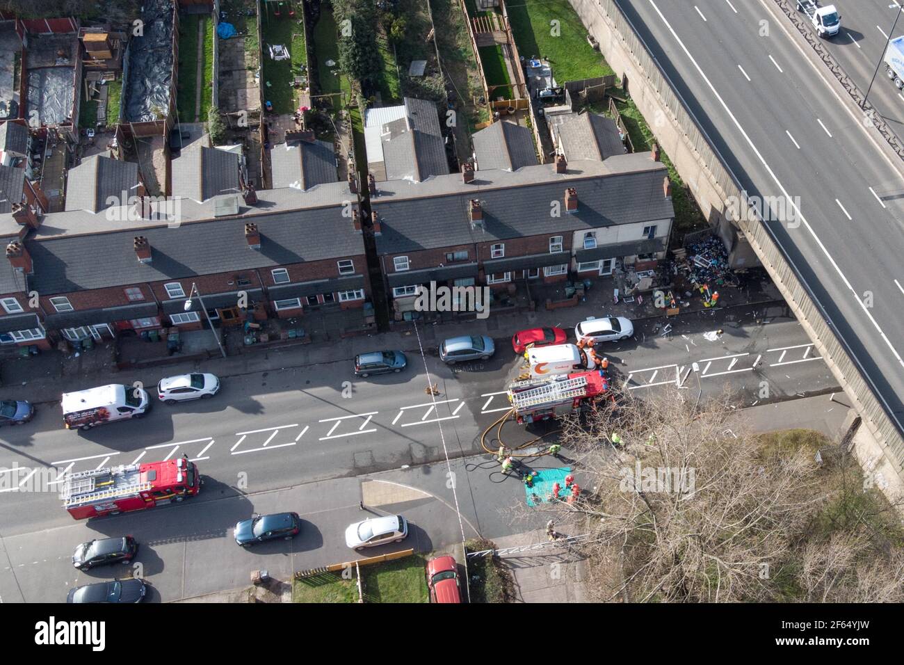 Walsall gas explosion hi-res stock photography and images - Alamy