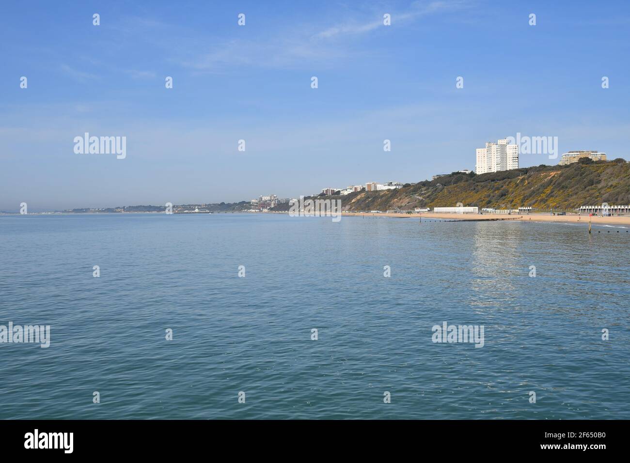 Bournemouth, Dorset, UK, 30th March 2021, Weather. An early spring ...