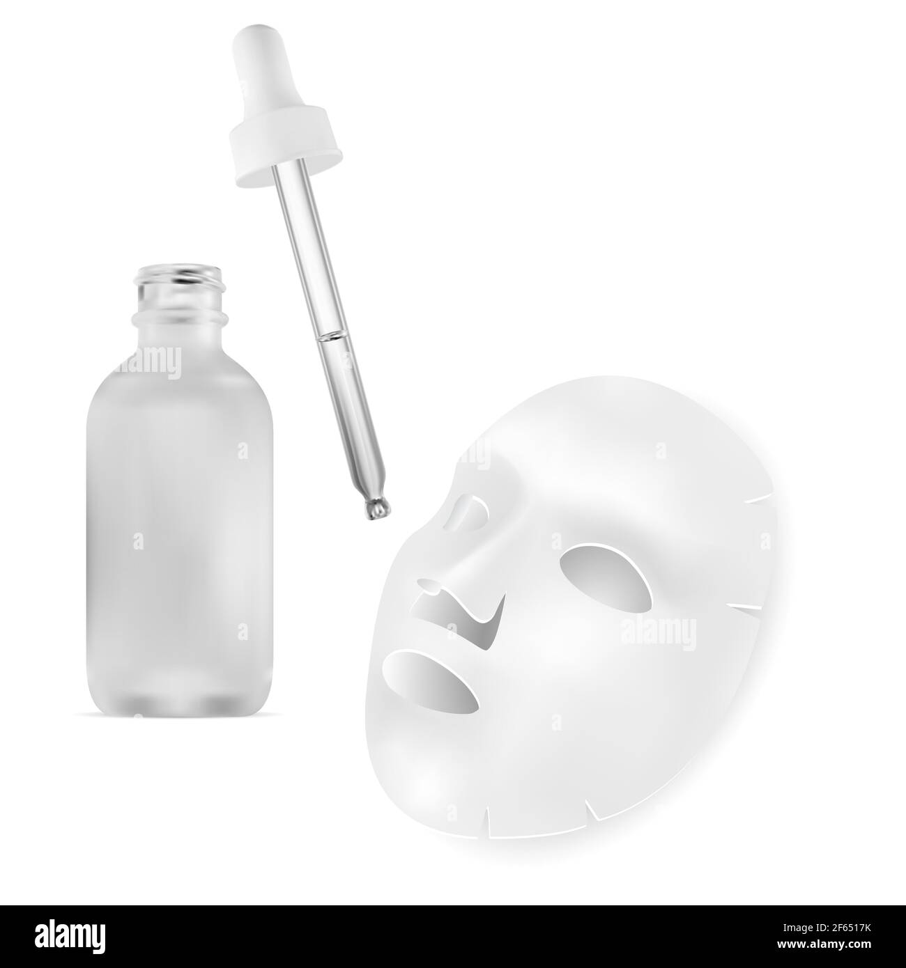 Serum mask package Stock Vector Images - Alamy