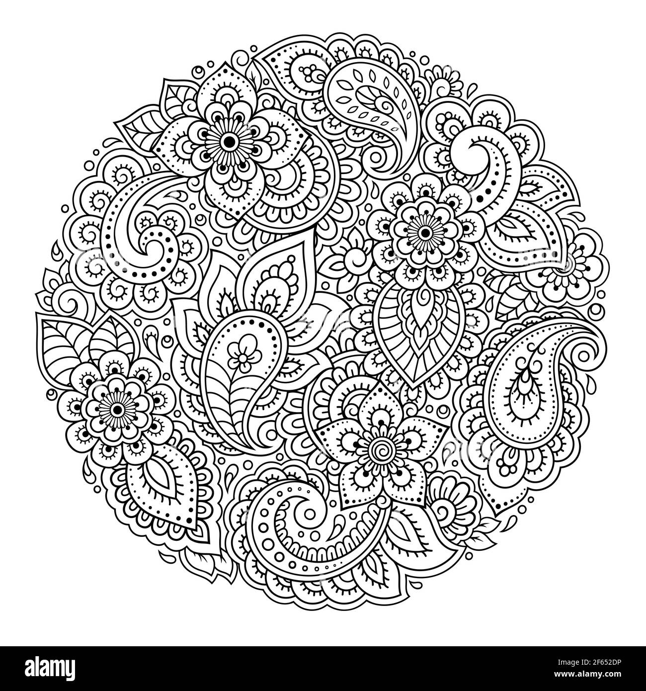 Sunflower in cartoon style Cut Out Stock Images & Pictures - Alamy