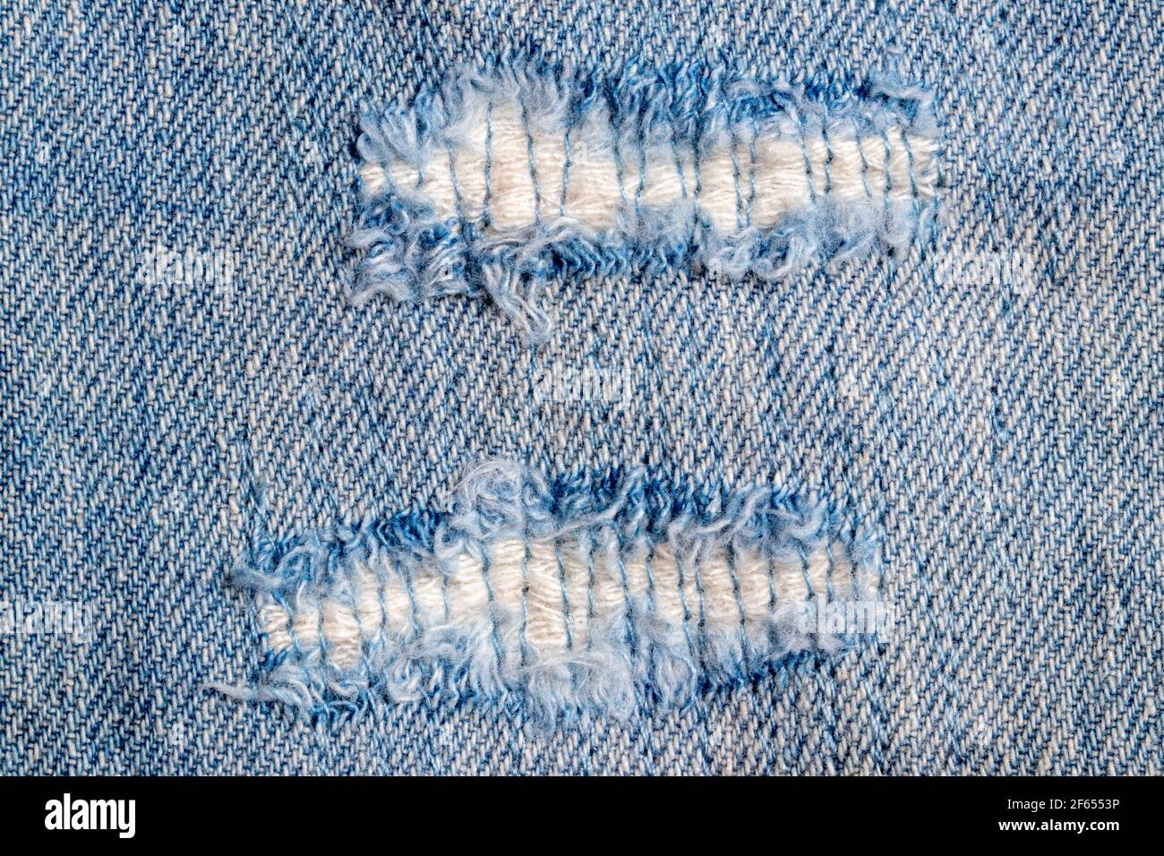 Torn Denim Wallpaper