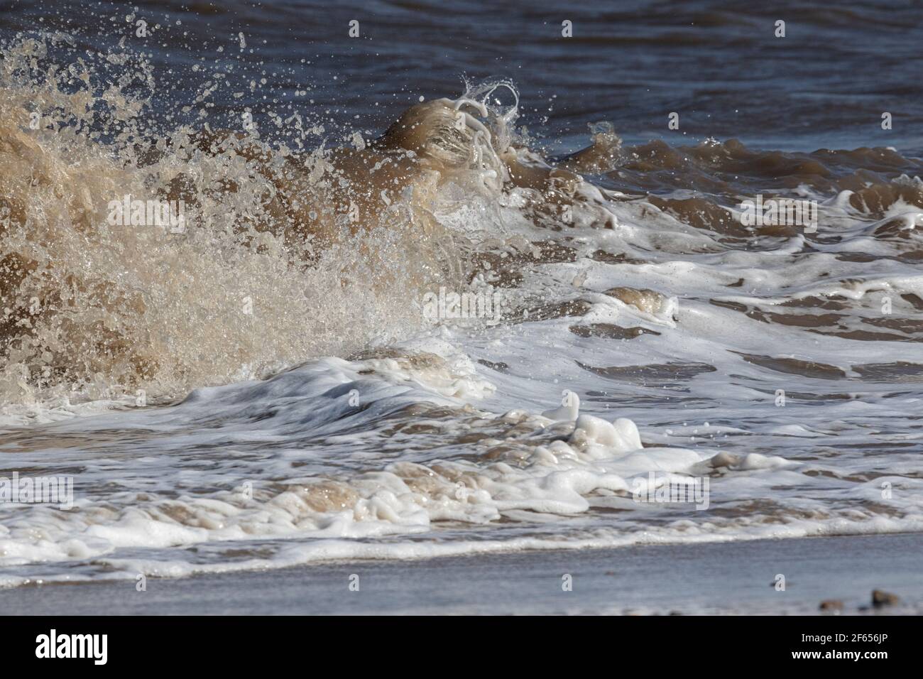Effervescent and powerful waves and their abstract patterns Stock Photo ...