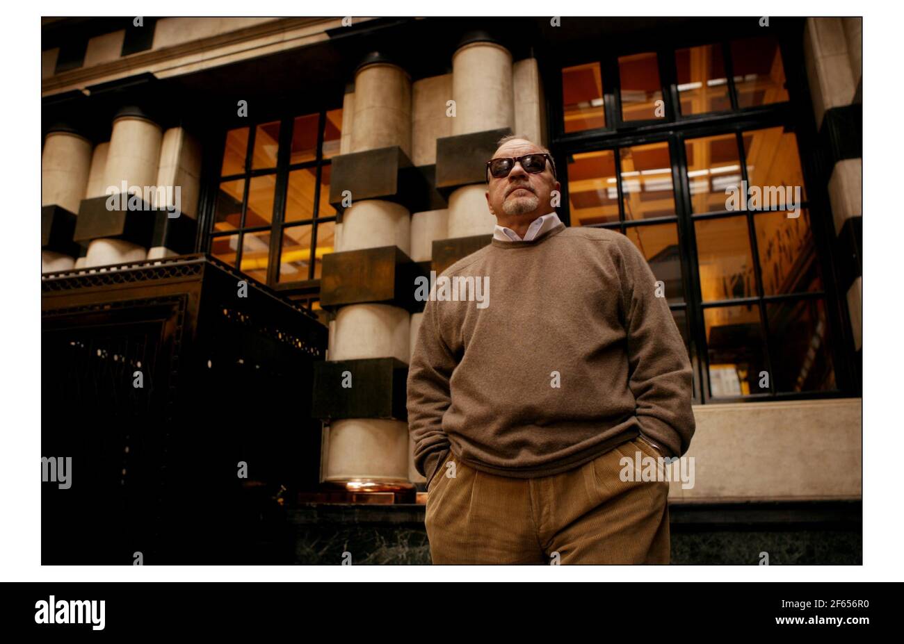 Paul Schrader, writer in LondonPic David Sandison 24/3/2004 Stock Photo ...