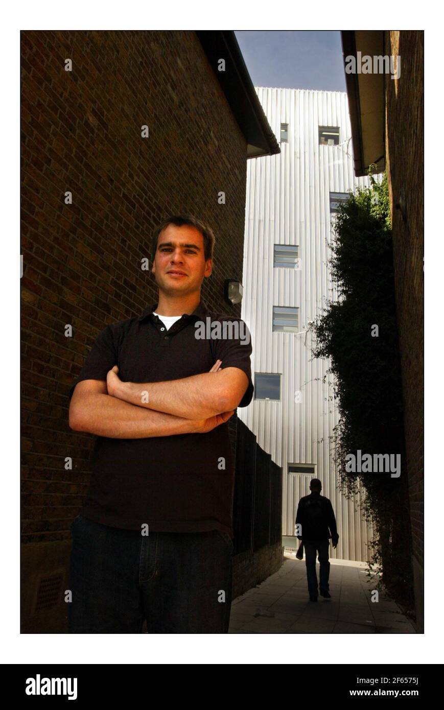 Christoff Raatz in New Cross for finance watch.pic David Sandison 15/8 ...