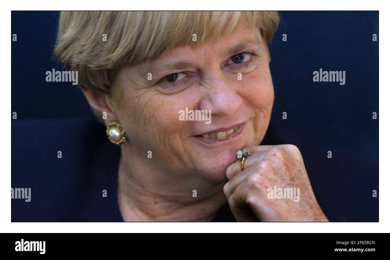 Anne Widdecombe....in her office on Parliament Sq.pic David Sandison ...