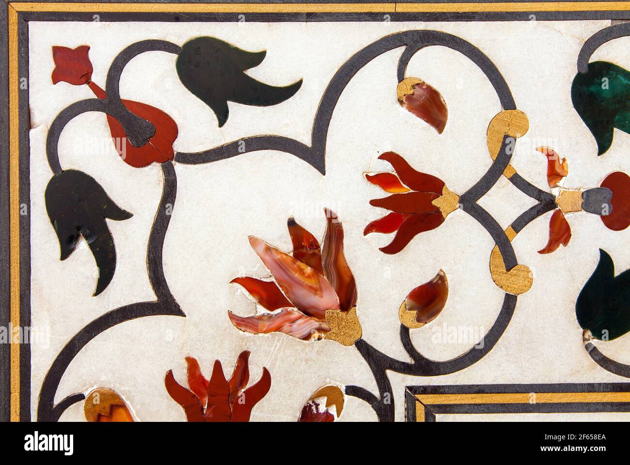 Taj mahal floral design hi-res stock photography and images - Alamy