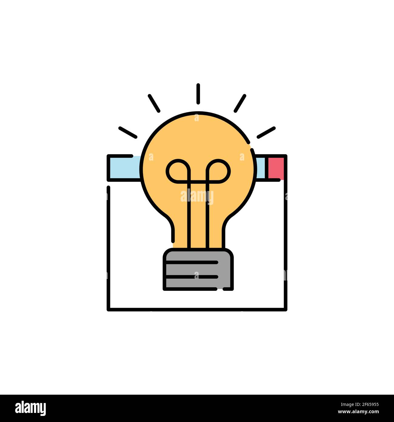 Solution color line icon. Pictogram for web page, mobile app, promo. UI ...