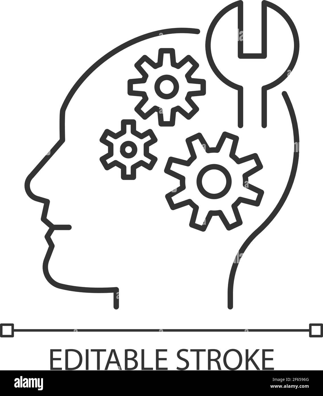 Icon learning skills Black and White Stock Photos & Images - Alamy