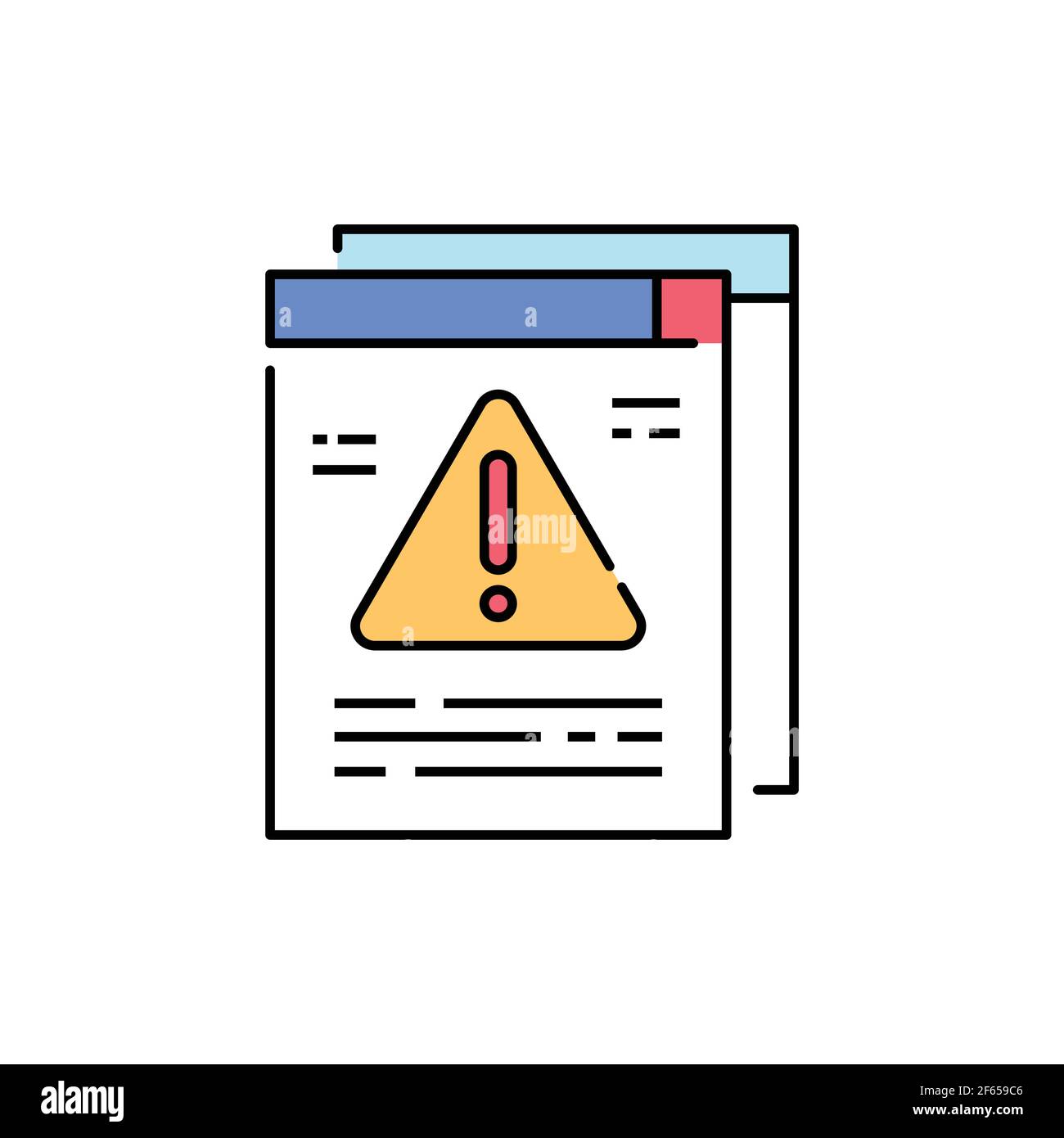 Problem color line icon. Pictogram for web page, mobile app, promo. UI ...