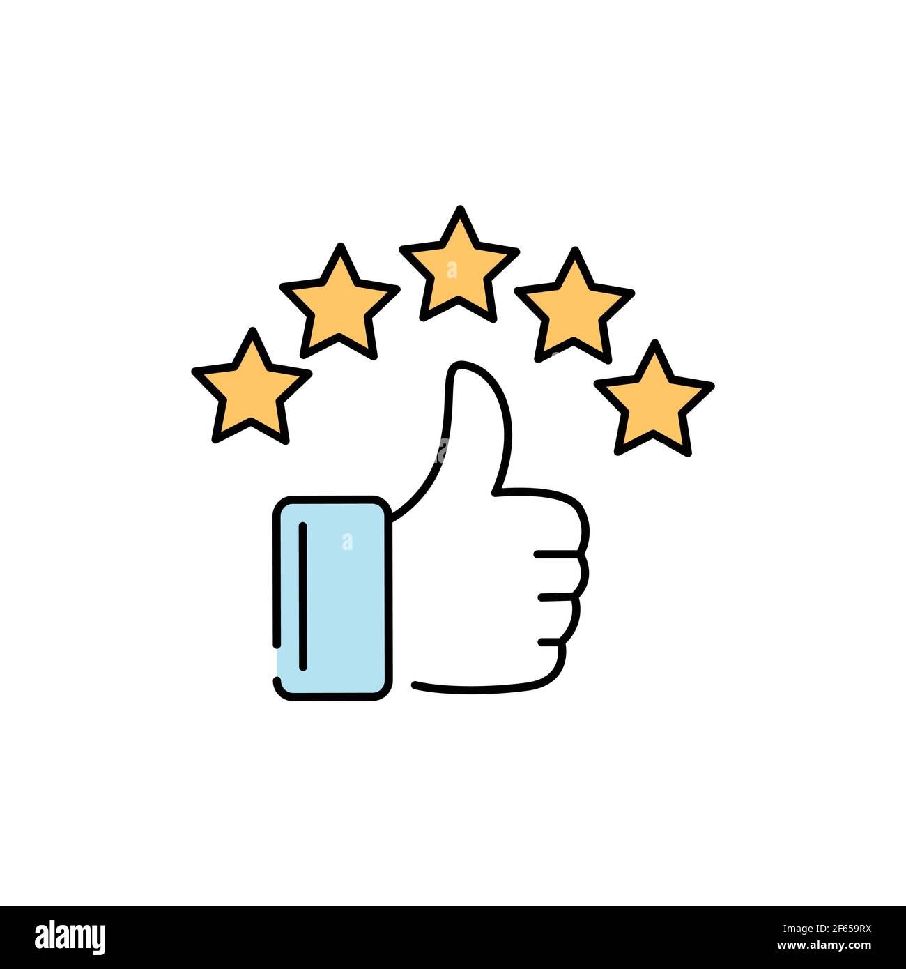 Feedback color line icon. Pictogram for web page, mobile app, promo. UI ...