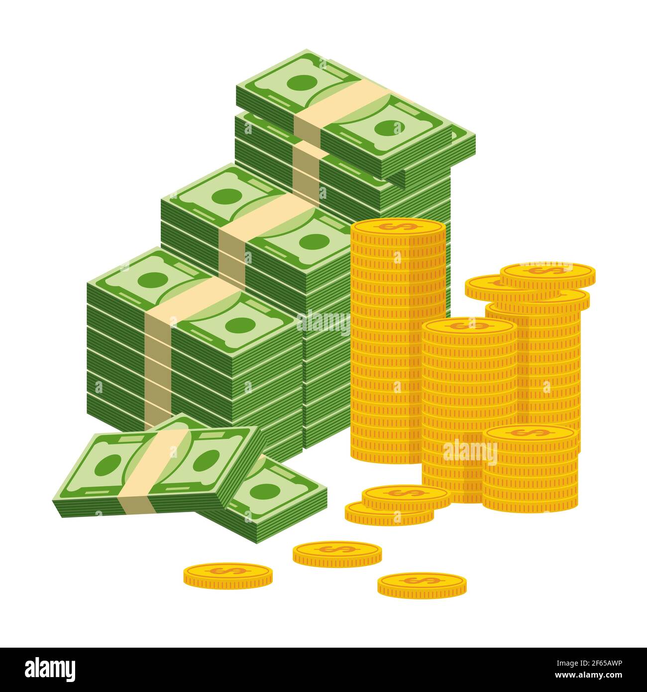 Money pile notes euro Stock Vector Images - Alamy