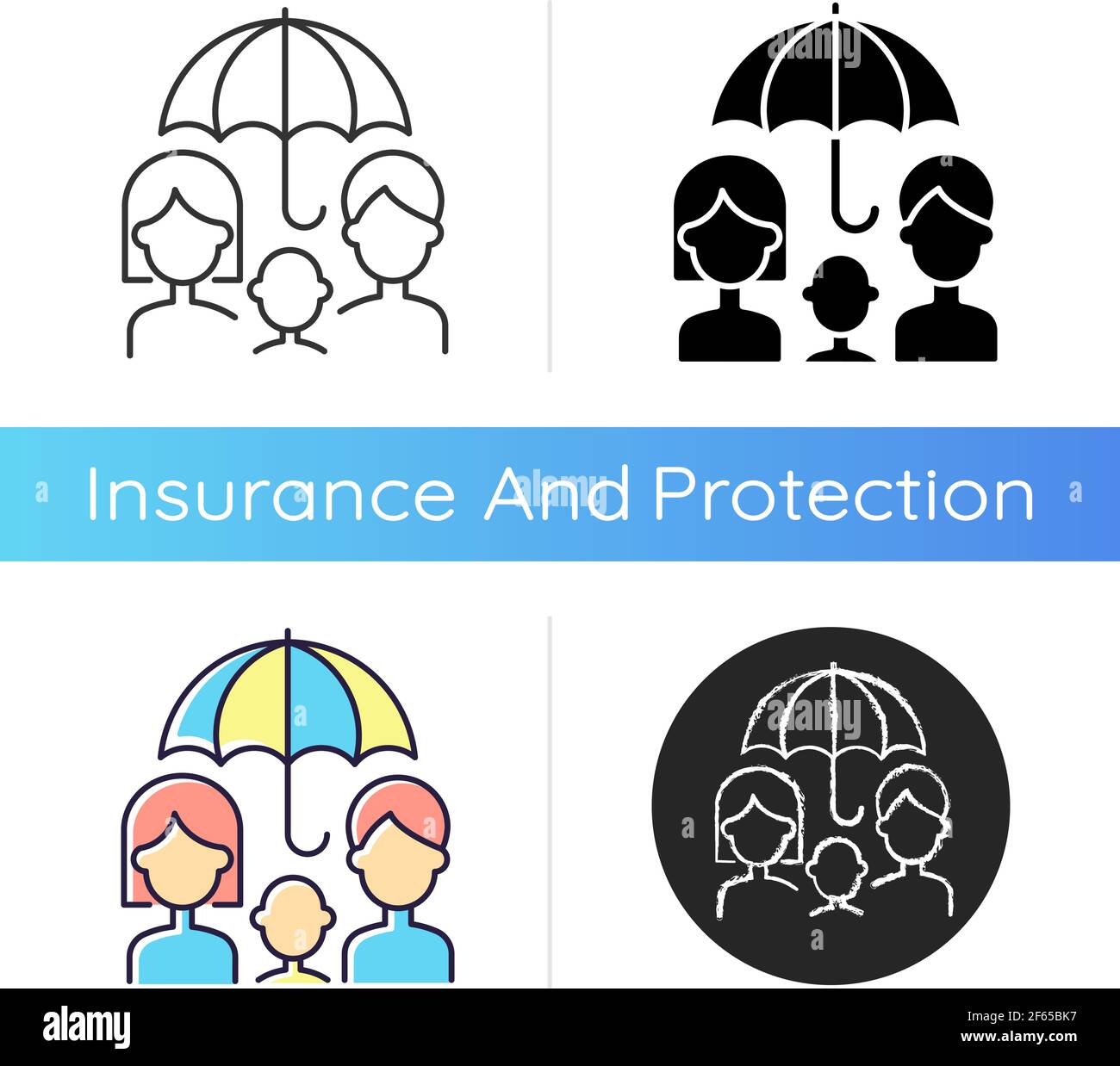 Payment protection insurance black Stock Vector Images - Alamy