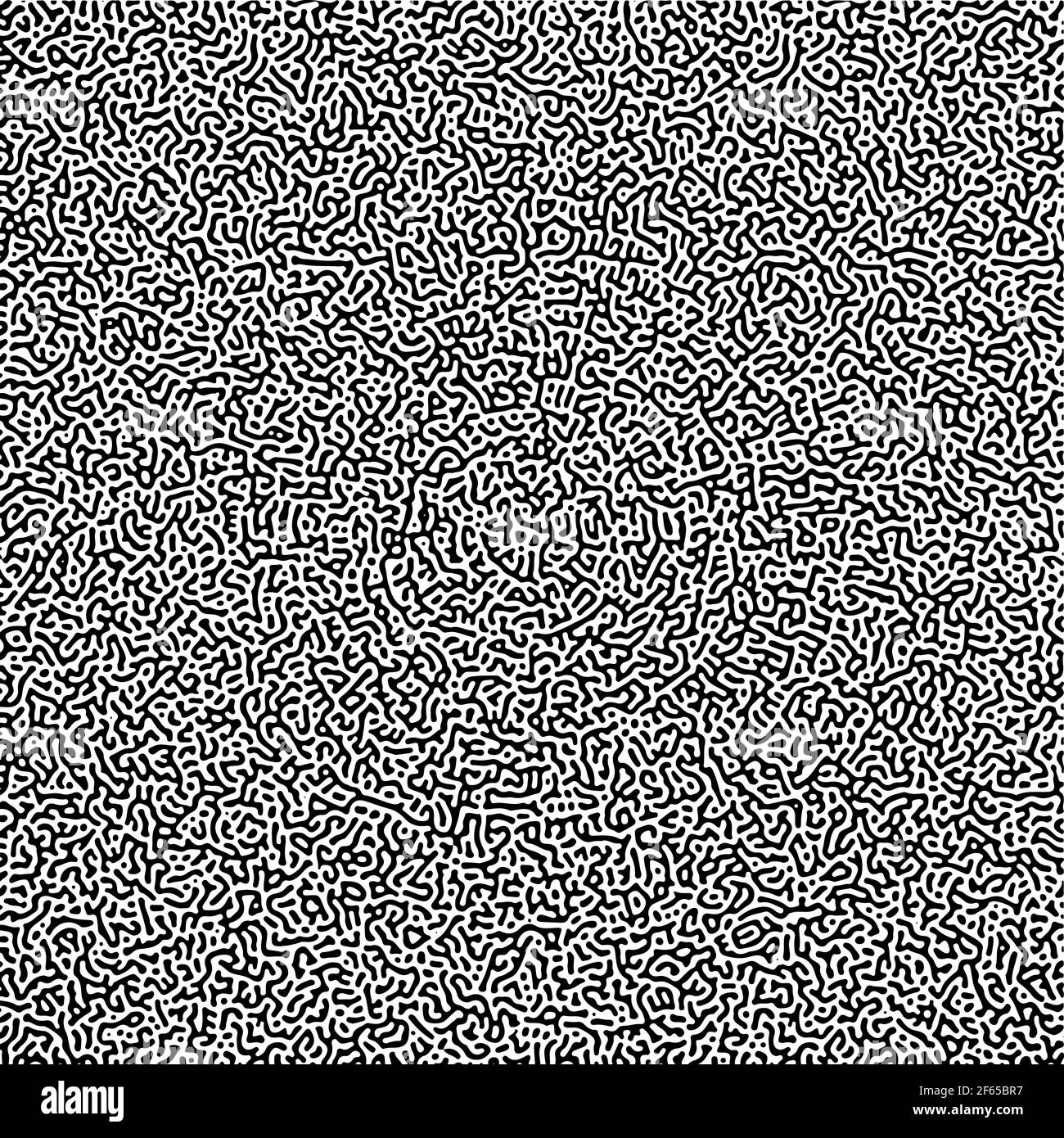 Cyclic Symmetric Multiscale Turing Pattern. Monochrome texture Stock ...
