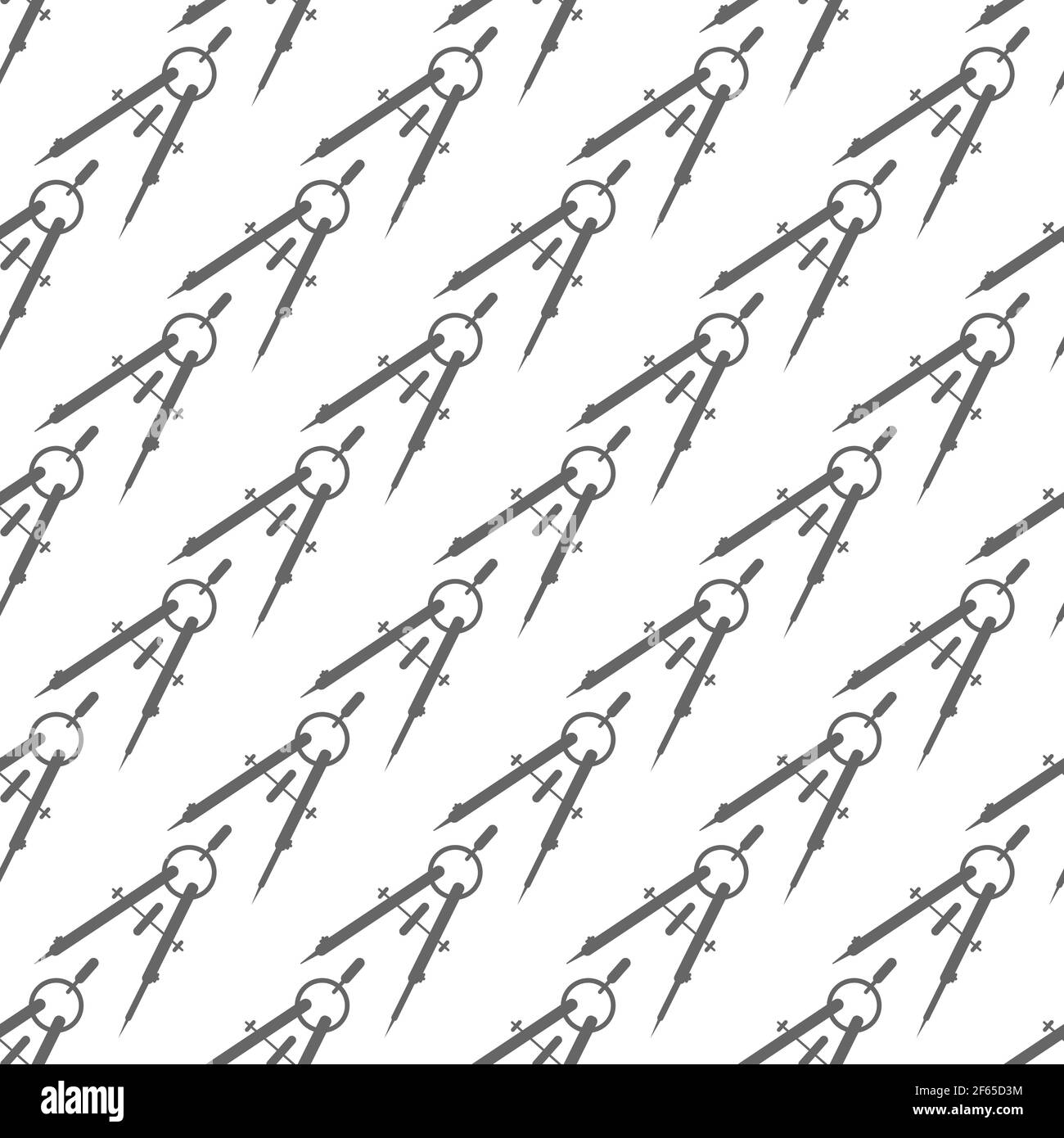 Compasses. Seamless pattern for simple backgrounds. Flat design Stock ...