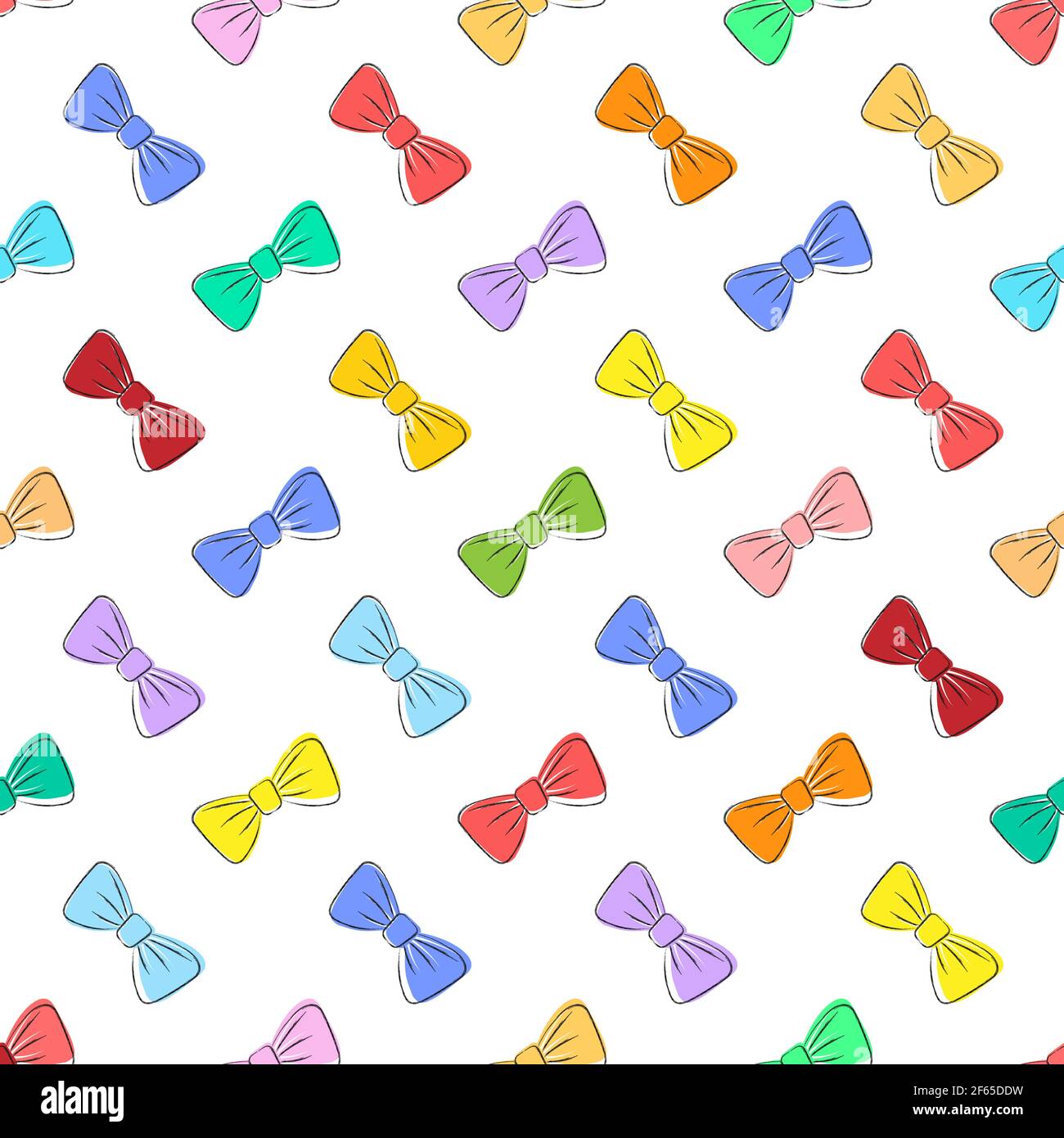 Bow. Seamless pattern for simple backgrounds, textures, and packaging ...