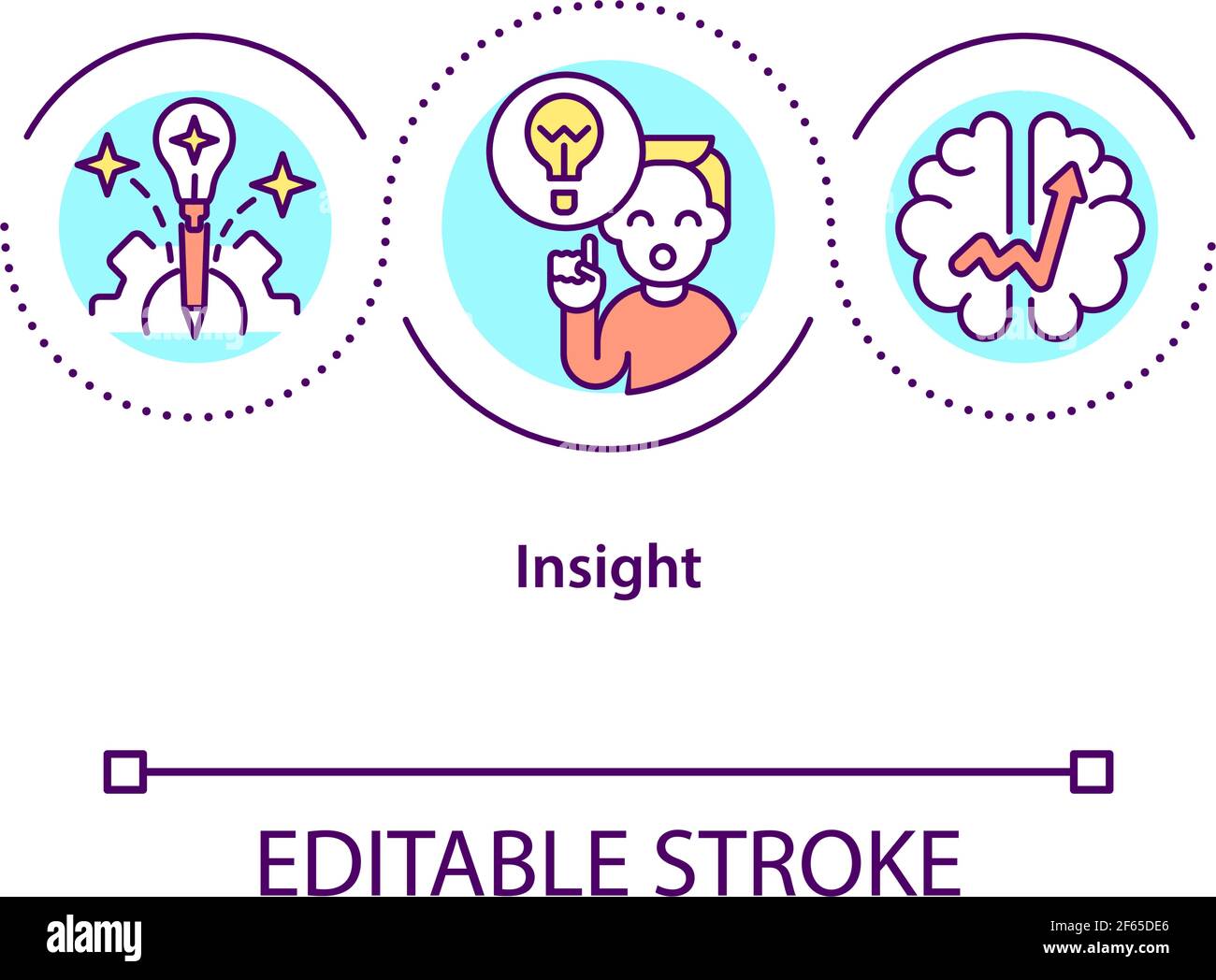 Insight concept icon Stock Vector Image & Art - Alamy