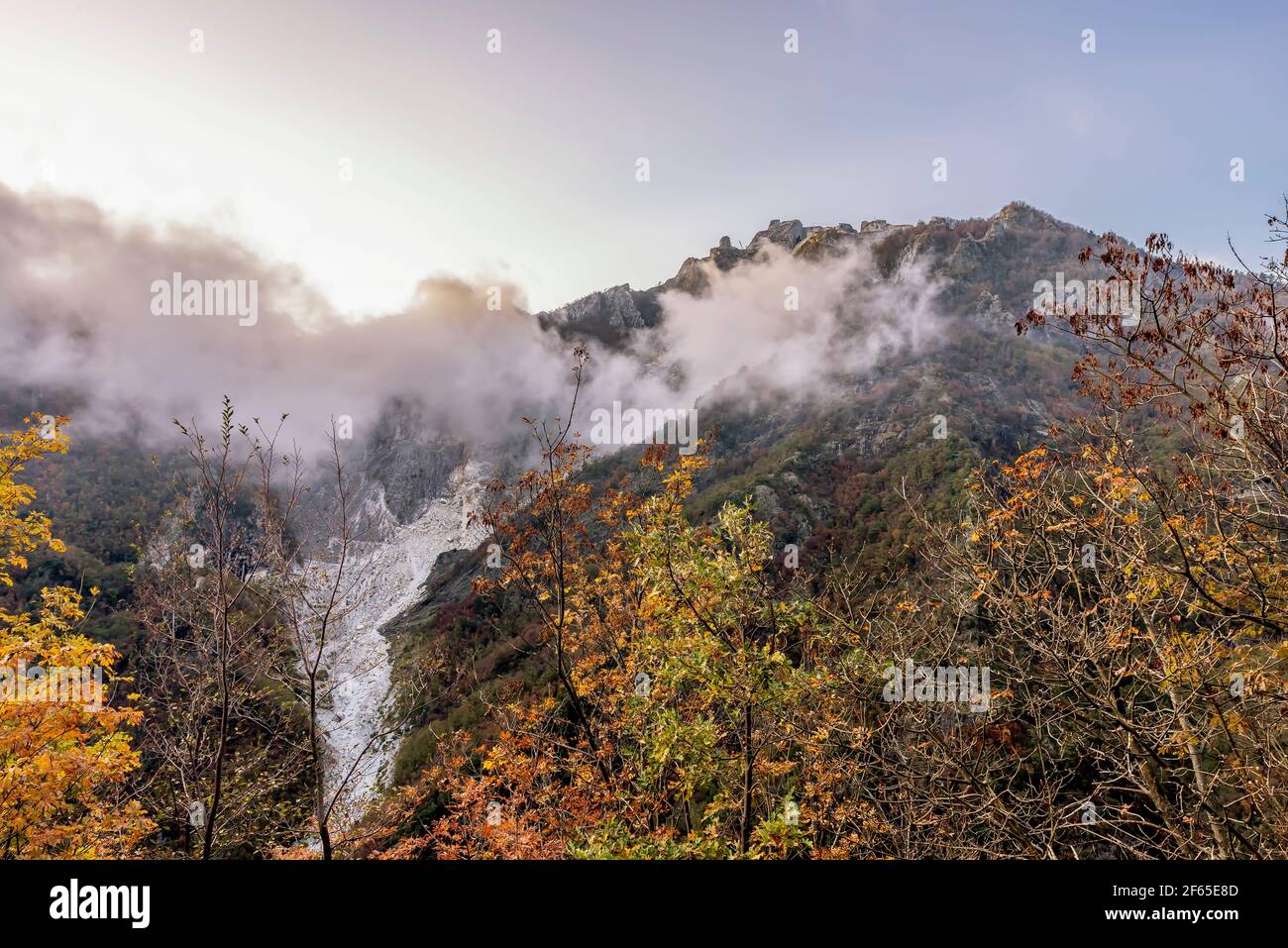 Marble quarry of cervaiole hi-res stock photography and images - Alamy