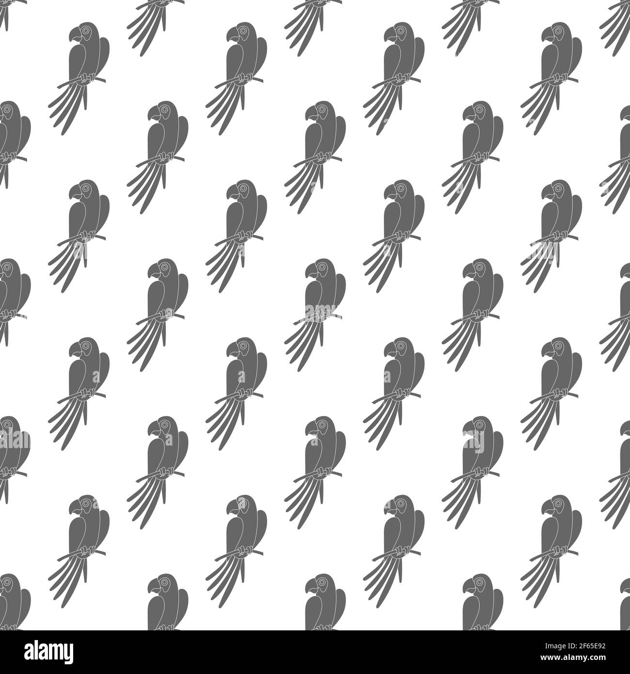 Parrot. Seamless pattern for simple backgrounds, textures, and ...