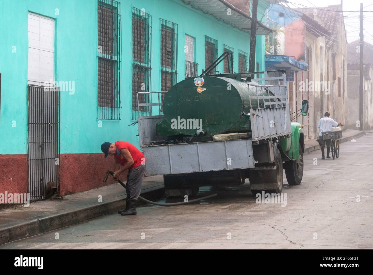 Scene of Santa Clara city, Villa Clara, Cuba Stock Photo - Alamy