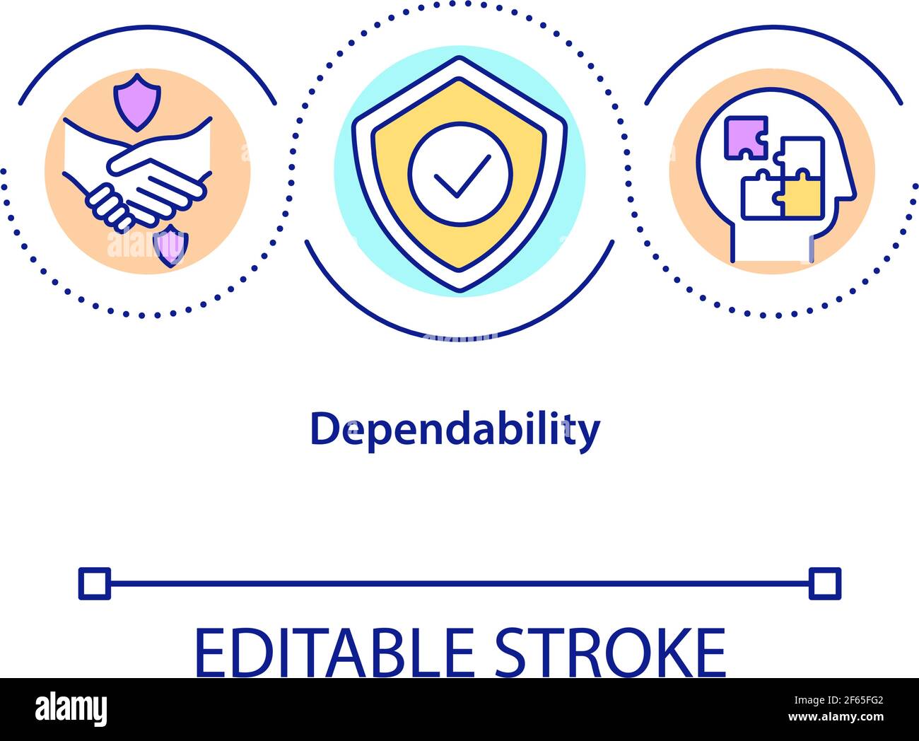 Dependability concept icon Stock Vector Image & Art - Alamy