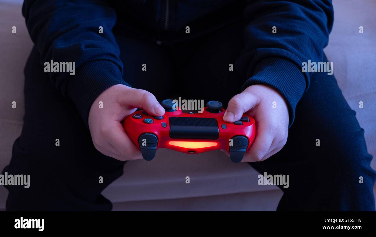 For the kids to play video games using the PlayStation 4 controller ...