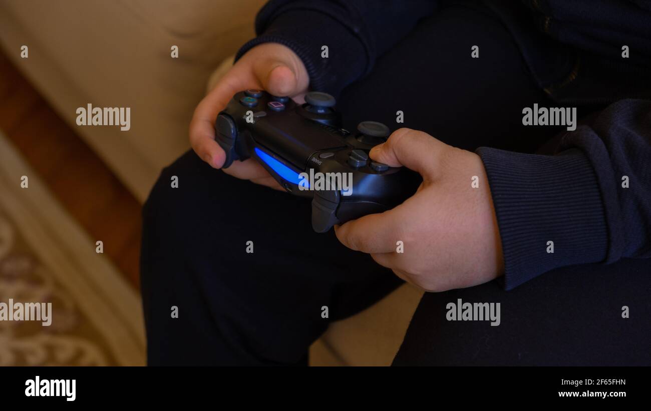 For the kids to play video games using the PlayStation 4 controller ...