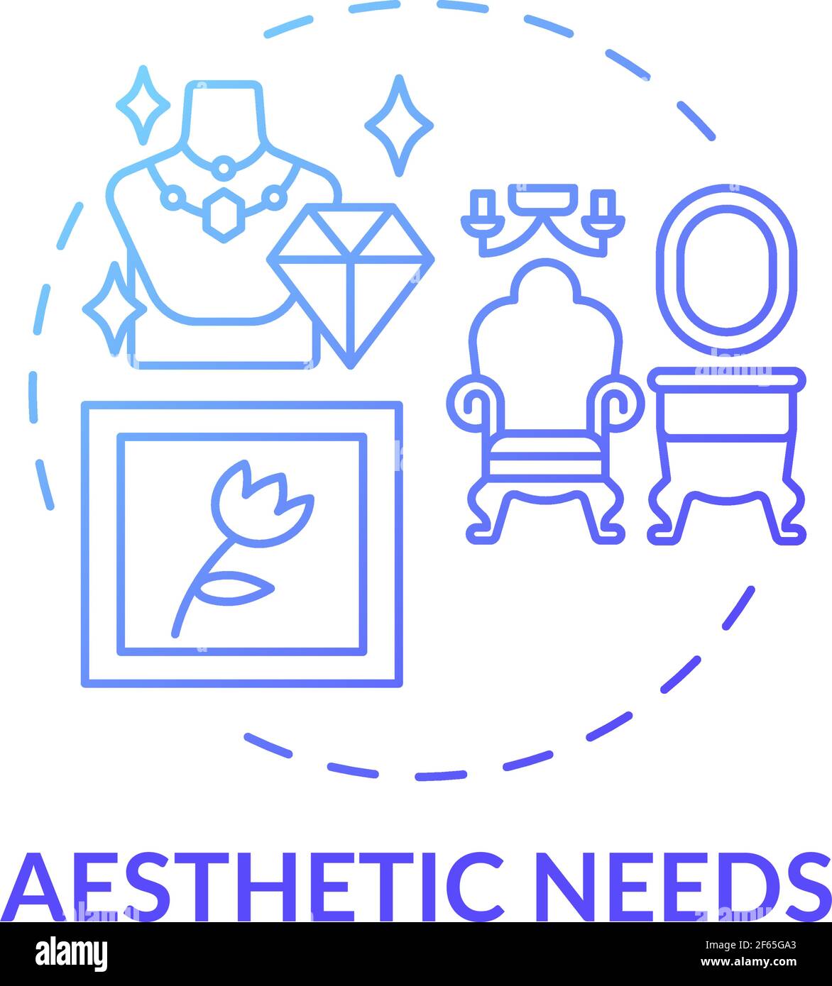 Aesthetic needs blue gradient concept icon Stock Vector Image & Art - Alamy Aesthetic needs blue gradient concept icon Stock Vector Image & Art - Alamy