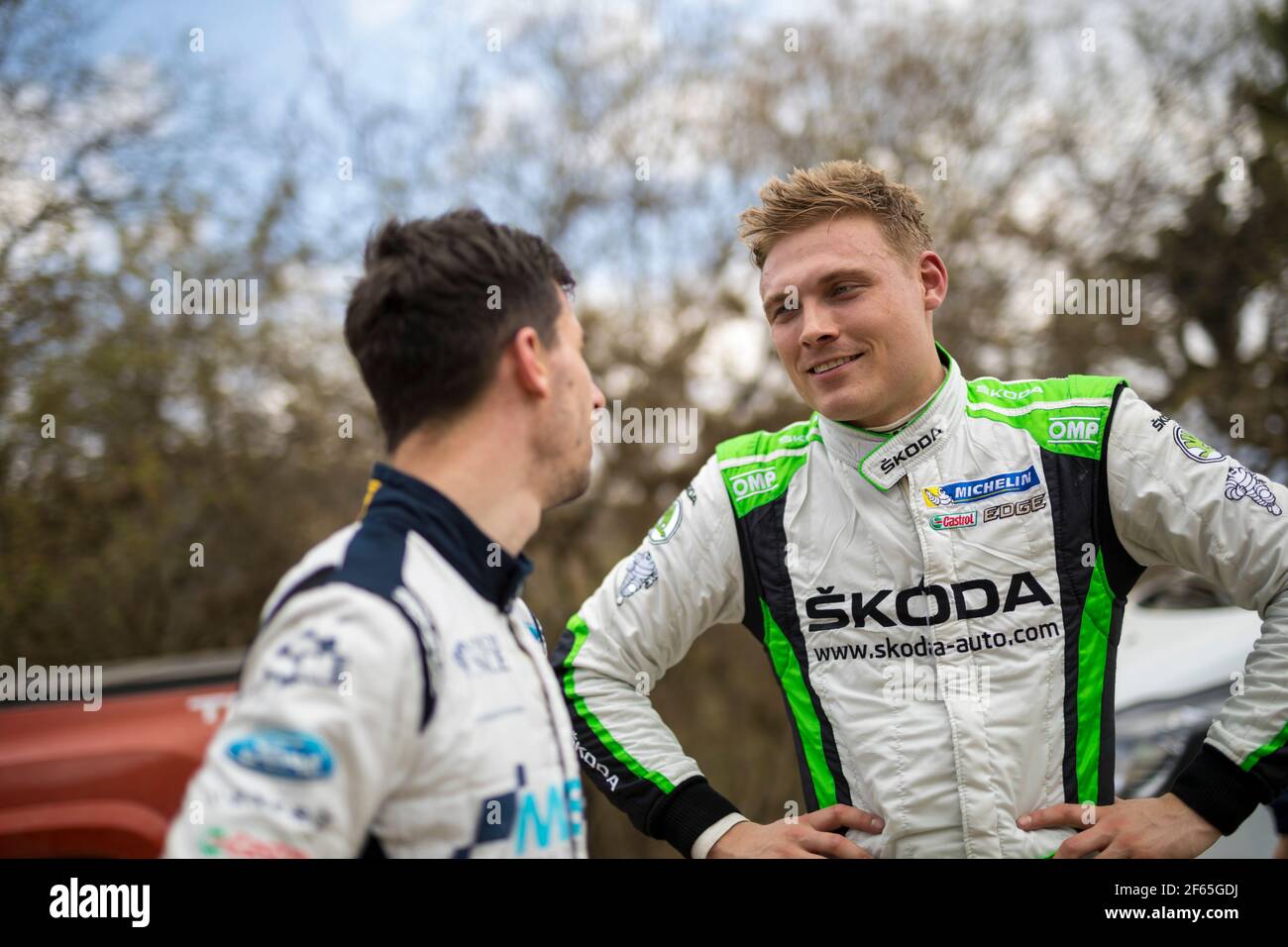 Skoda motorsport team hi-res stock photography and images - Alamy