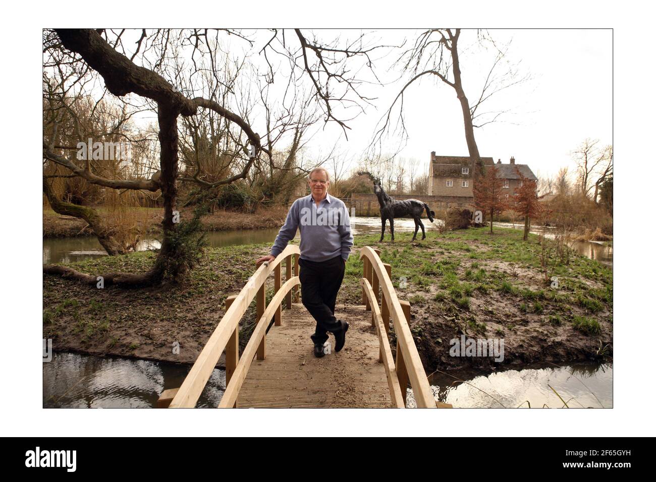Jeffrey Archer at home in Cambridge in the study where he works ...