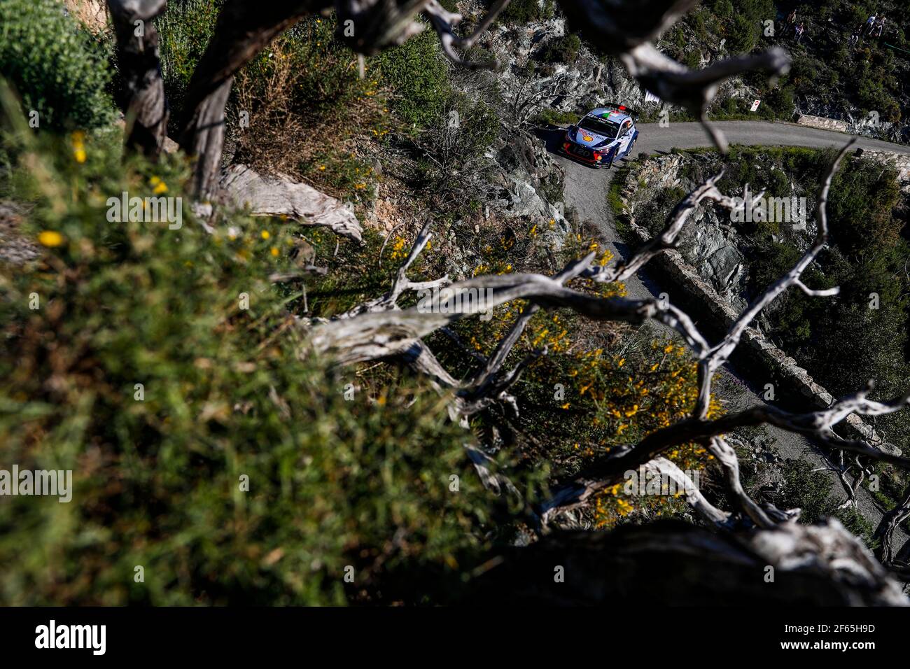 during the 2017 WRC World Rally Car Championship, Tour de Corse rally ...