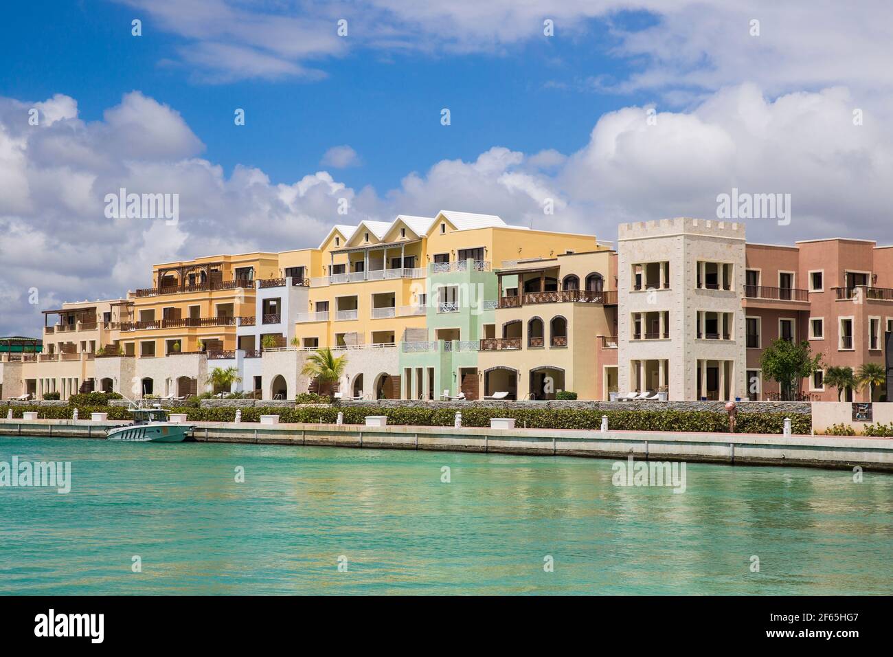 Dominican Republic, Punta Cana, Cap Cana, Capa Cana marina Stock Photo ...